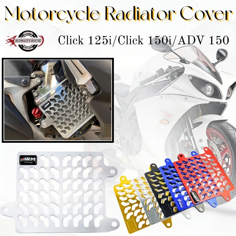 ARM Radiator Cover Honda Click 125/150 ADV 150 CNC ARM Radiator Cover ...