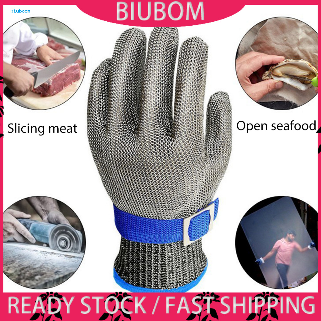 The integrated stainless steel wire mesh gloves can be worn on the ...