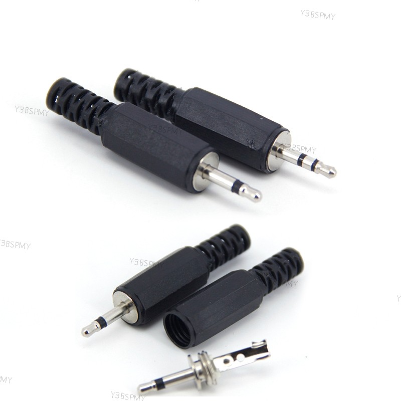 Audio 2.5mm Male jack 2 3 pole 2.5 Mono Stereo Plug head connector ...