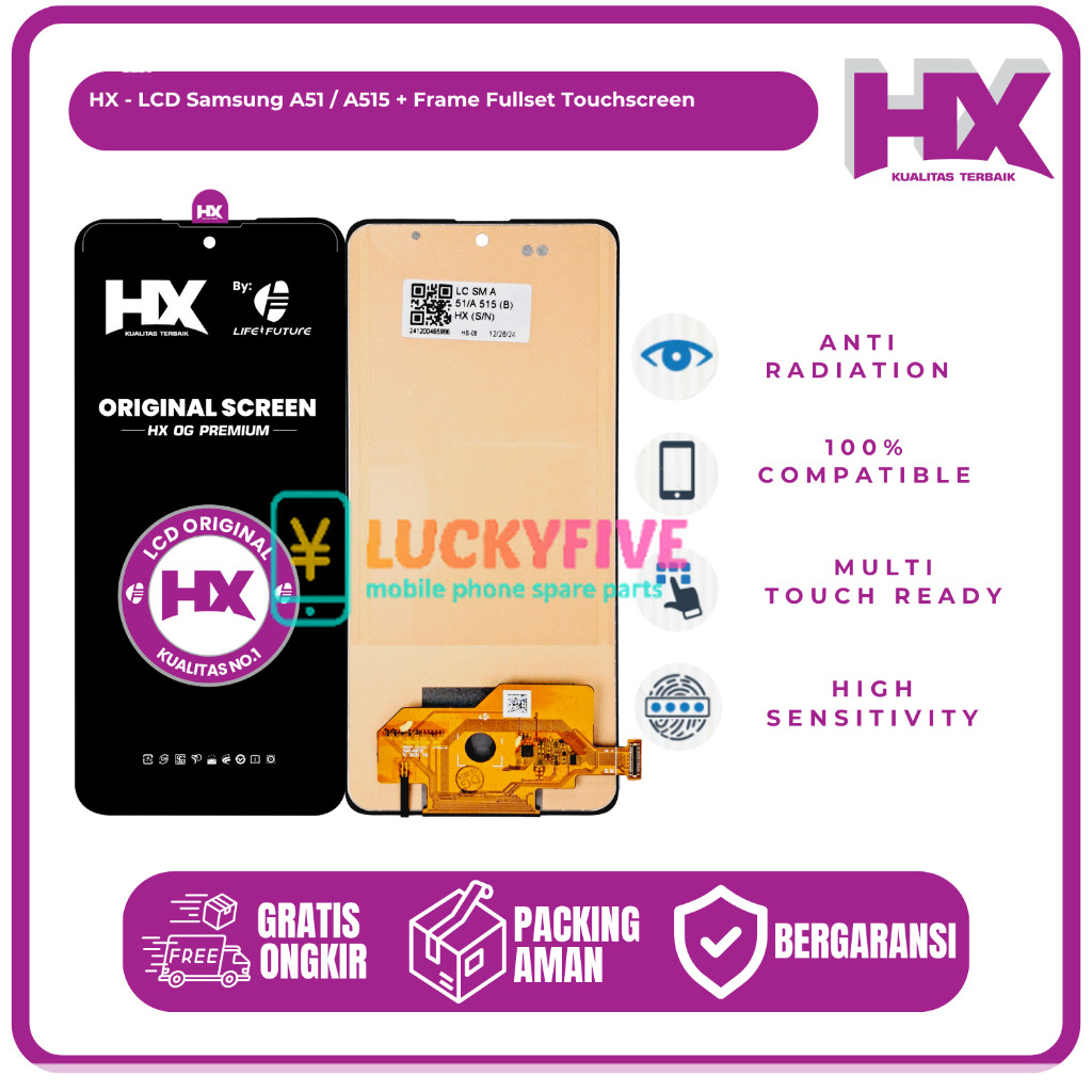 LCD Samsung A51 / A515 + Frame HX Fullset Touchscreen | Shopee Singapore