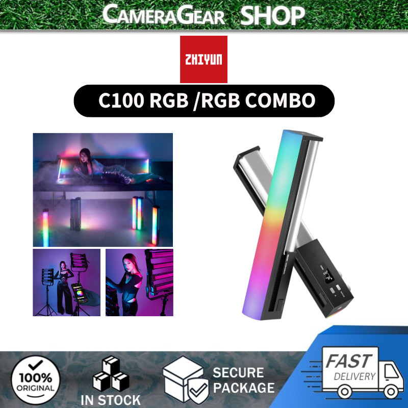 ZHIYUN CINEPEER C100 100W RGB Stick Light LED APP Control Video Light ...