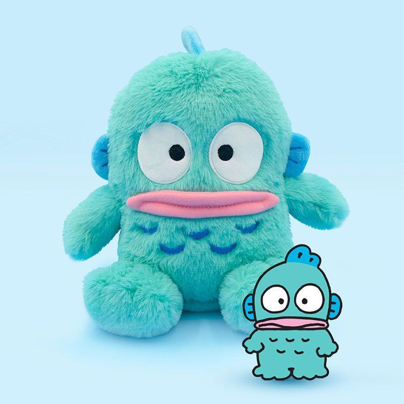 Sanrio Hangyodon Cartoon Plush Toy Hangyodon Tiffany Blue Ugly Fish ...