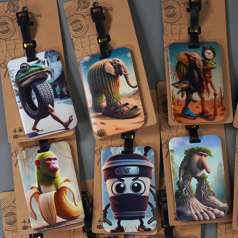 R RNBQ Travel Essential Boarding Pass Mountain Sea Classic Wooden Stick ...