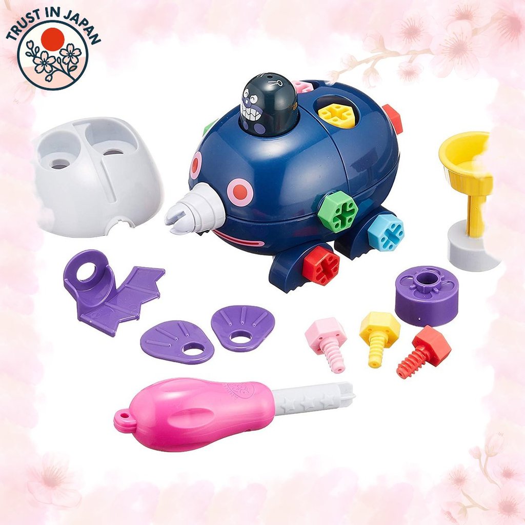 [from JAPAN] SEGA FAVE Anpanman DIY Screw-and-Screw Mogurin | Shopee ...