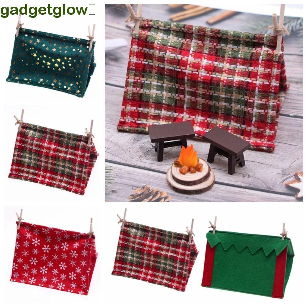 GADGETGLOW Doll House Tent, Picnic Scene Tent Ornament Mini Camping ...