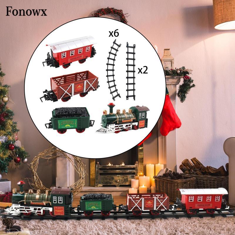 [ngvxwgb] Christmas Train Set Classic Toy Train Set Locomotive Engine ...