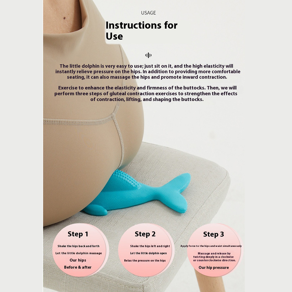 Hip Booster Ergonomic Buttocks Massage Tool Fitness Training Gear ...