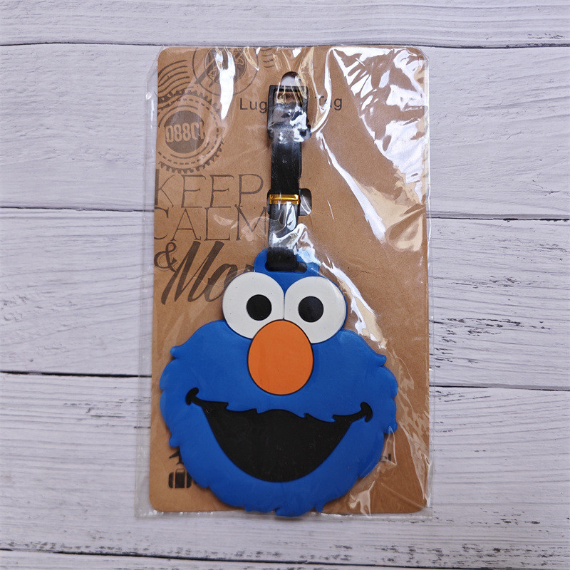 KODD Travel Essential Boarding Pass Sesame Street ELMO ELMO Luggage Tag ...