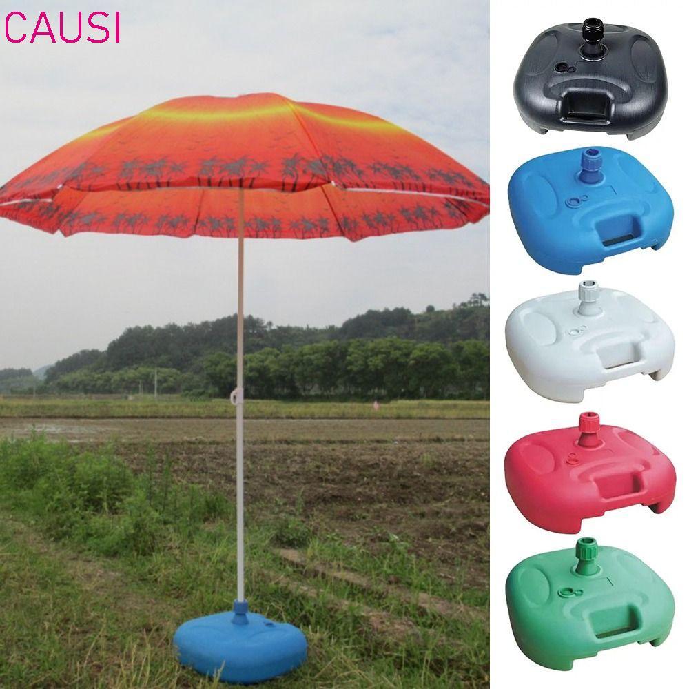 CAUSI 1Pcs Water Injection Base, Plastic Rain Sun Umbrellas Parasol ...