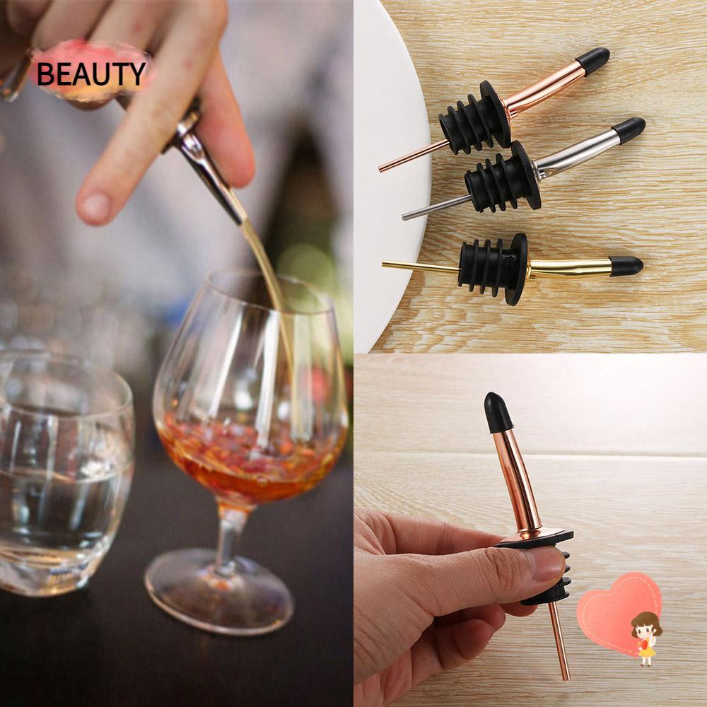 BEAUTY 1/3PCS Stainless Steel Free Flow Liquor Spout Stopper | Shopee ...