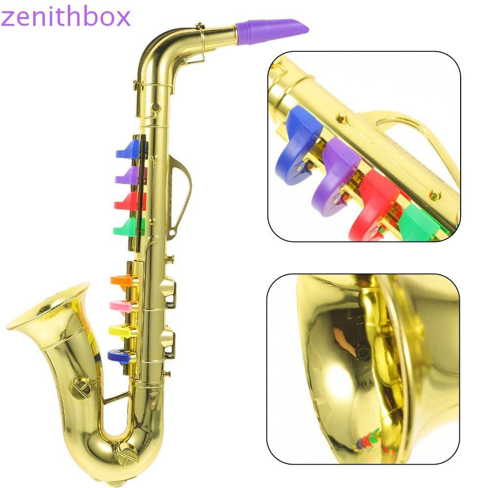 ZENITHBOX Kids Saxophone Toy, 8 Tones with Sound Musical Instrument Toy ...
