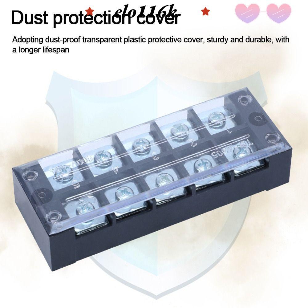 ELOK Terminal Block, Dual Row With Screws Strip Block Terminal ...