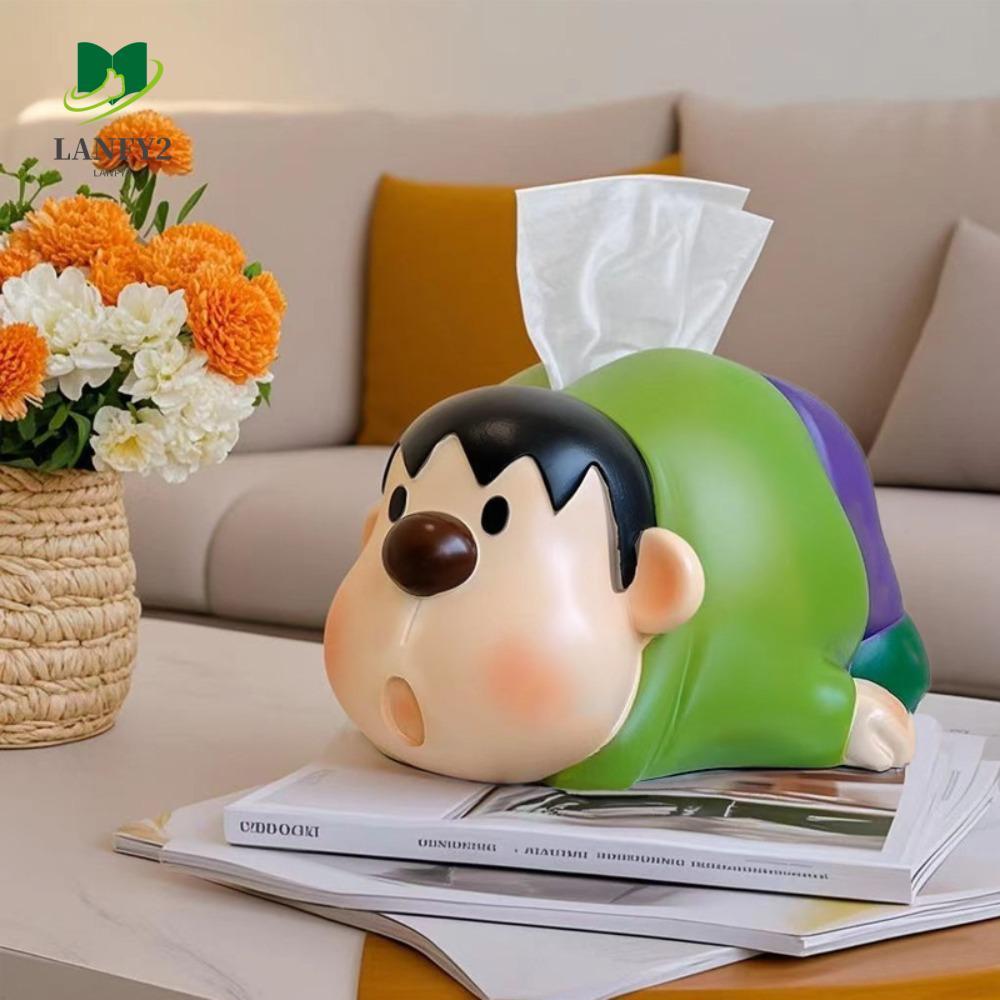 ALANFY Fat|Tissue Box, Collectible Figure Model Crayon Shin-chan Tissue ...
