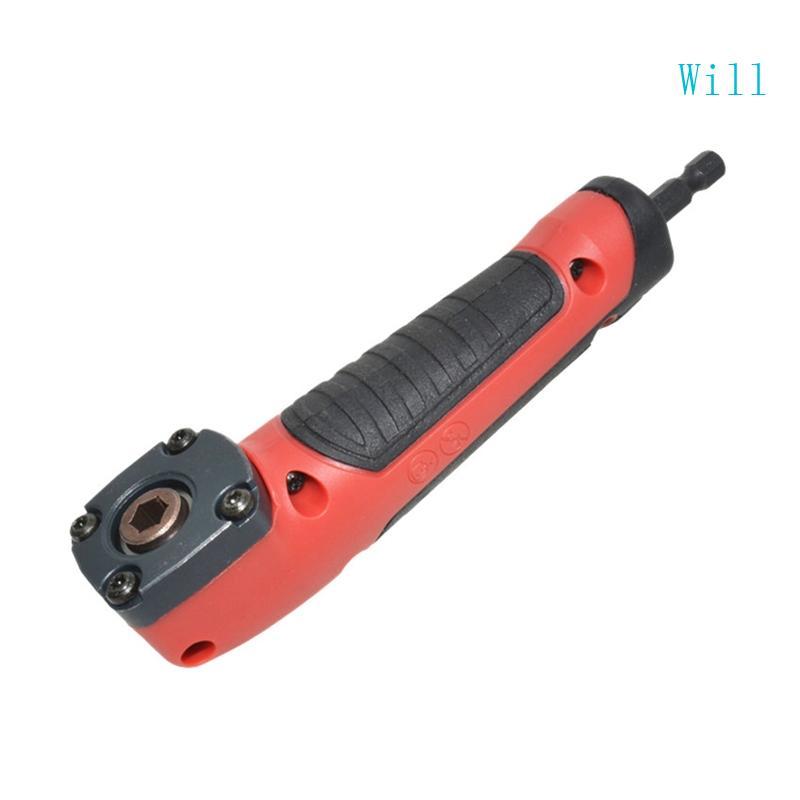 Will 90 Degree Corner Device Screwdriver Socket Adapter Drill Bit ...