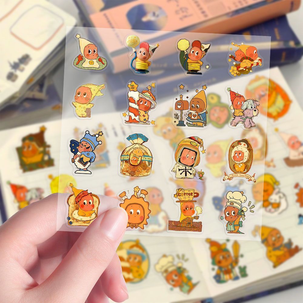 Transparent Transparent] Cute Star People Emoticon Pack Simple Healing ...