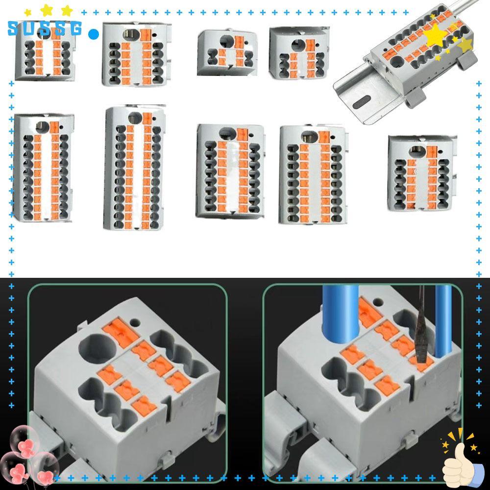 SUSSG Wire Electrical Connectors, with Fixing Hole 2/3/4/5/6/7/8/9/10P ...