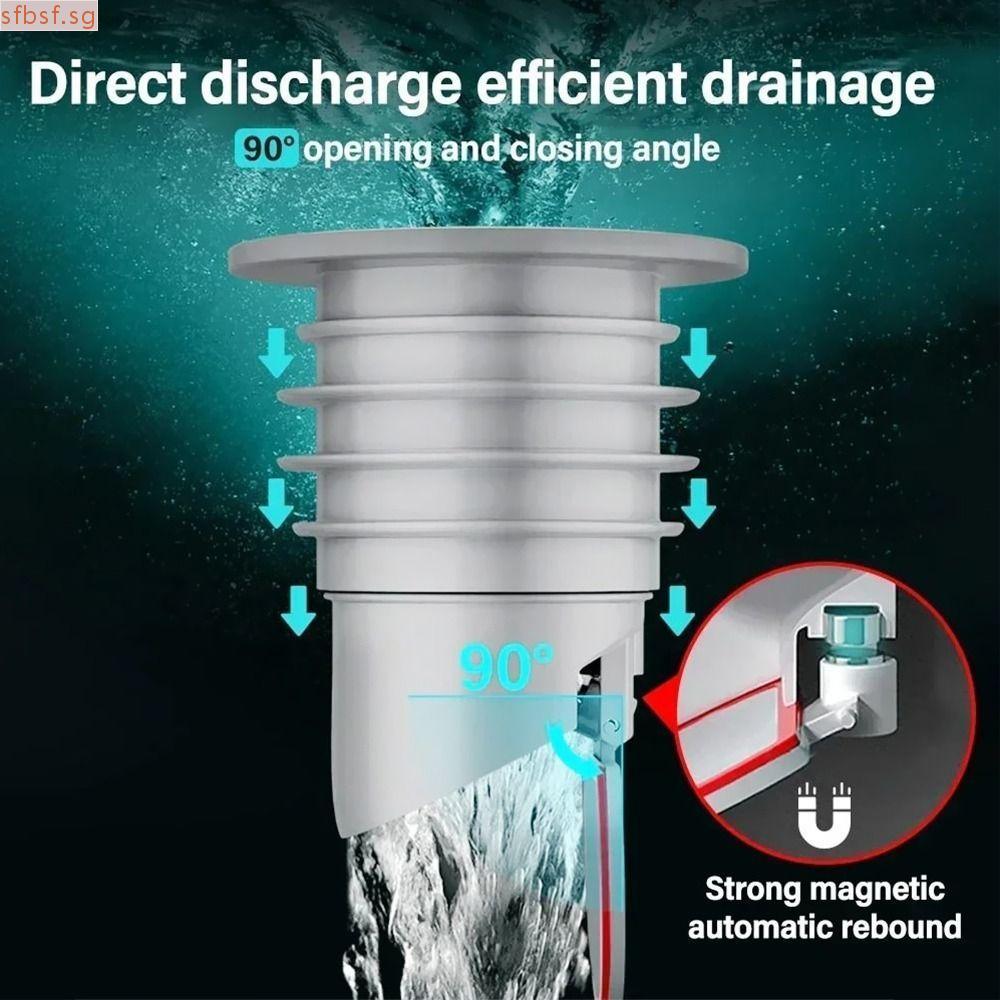 SFBSF Drain Trap, Dish Drainer Silicone Drain Pipe Drains, 2colors ...