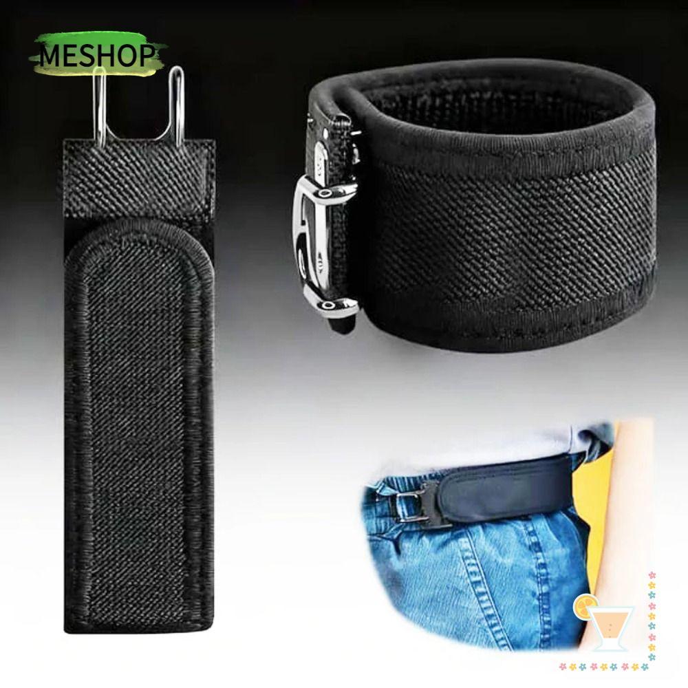MESHOP Buckleless Belt Hook, Adjustable Unisex Elastic Waist Belt ...