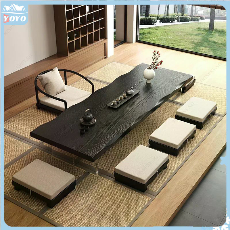 Tea Room Black Tatami Tea Table Silent Style Coffee Table Table B & B ...