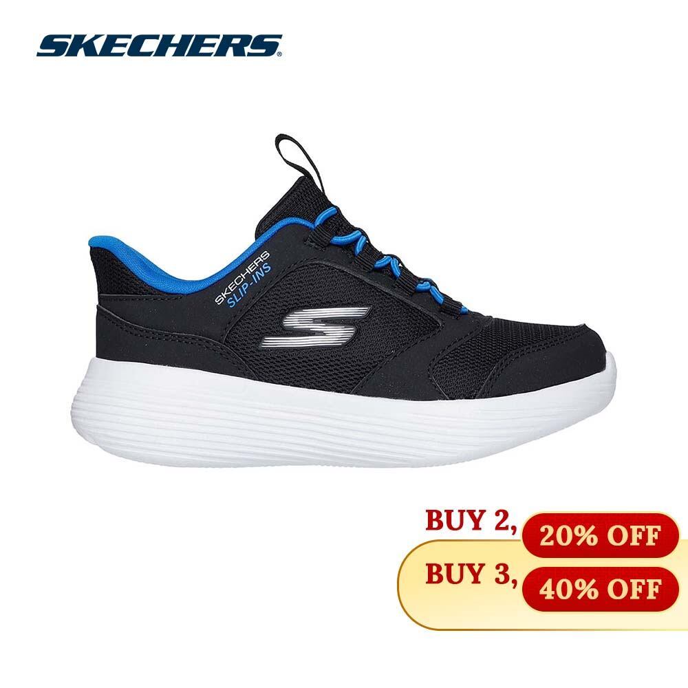 Skechers Boys Slip-ins GOrun 400 V2 Turbo-Brisk Shoes - 403899L-BKRY ...