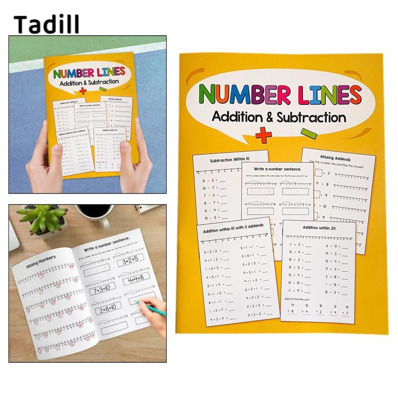 Tadill Math Workbook,Illustrated,Addition and Subtraction,Math Practice ...