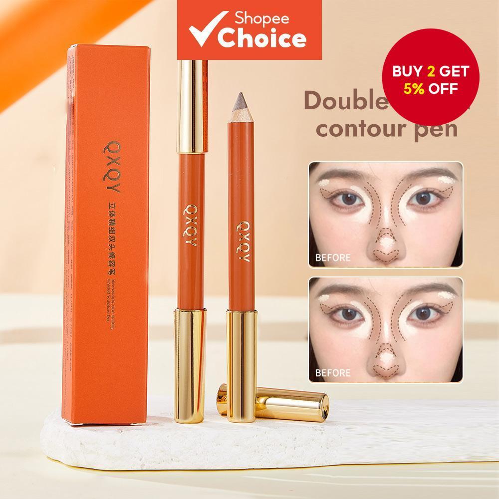 QXQY 3D Dual-ended Contouring Pen for highlighting and nose shadow ...