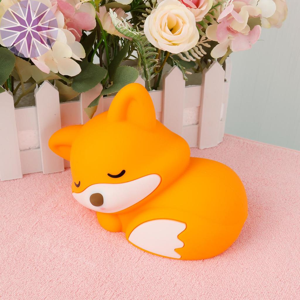 Fox Night Light with Timer and Touch Control 2 Level Dimmable ...