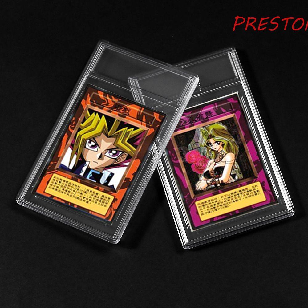 PRESTON Cards Slab Kids Toy PSA Playing Card Plastic Slab Christmas ...
