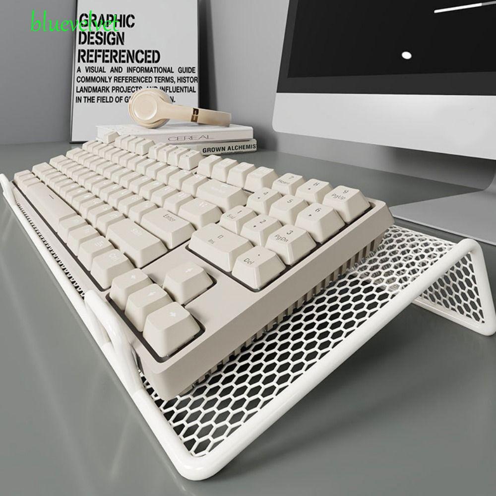 BLUEVELVET Keyboard Riser Holder, Tilted Stand Ergonomic Typing ...