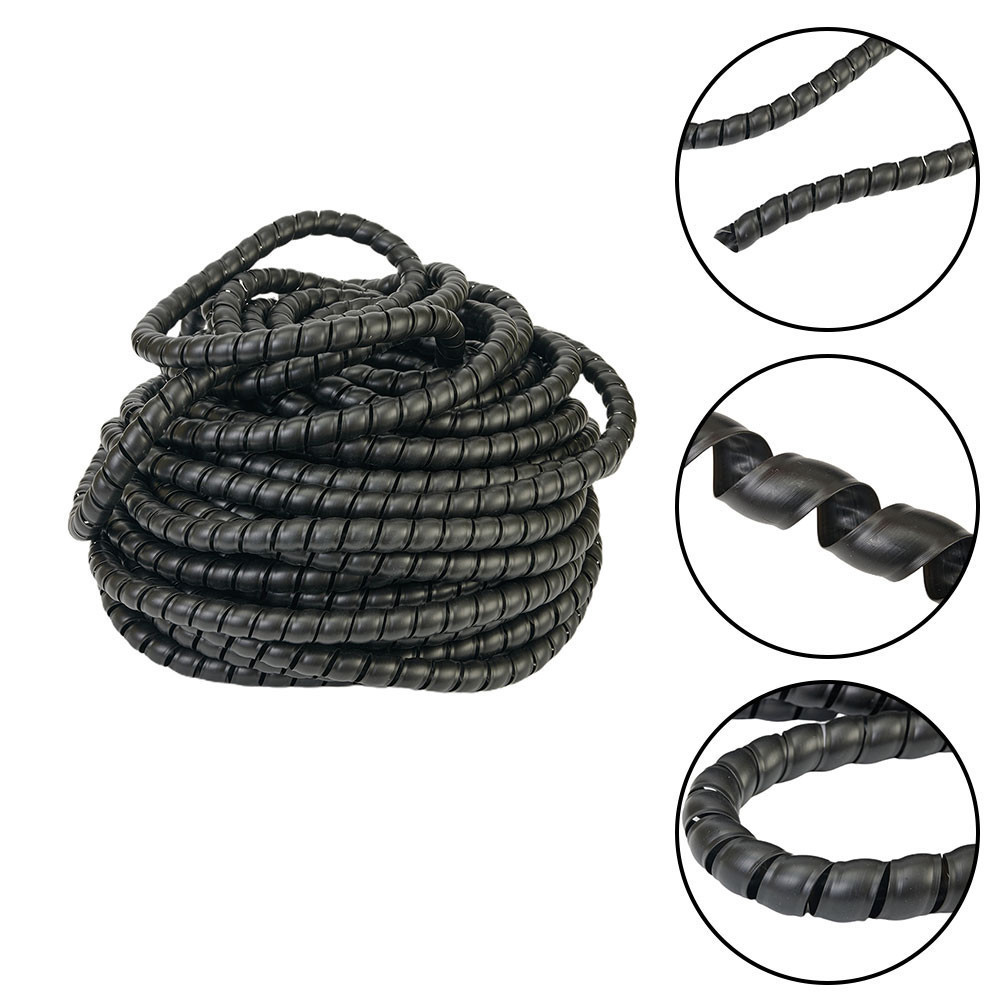 D8-14MM Wire-Protector Hydraulic Hose Spiral Wound Cable Management ...