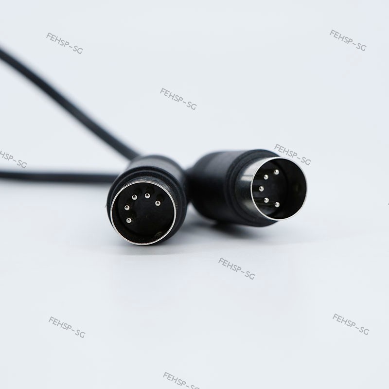 0.5m-2m DIN 5PIN Male to Male Cable MIDI 5 Pin DIN Plug to 5 Pin DIN ...