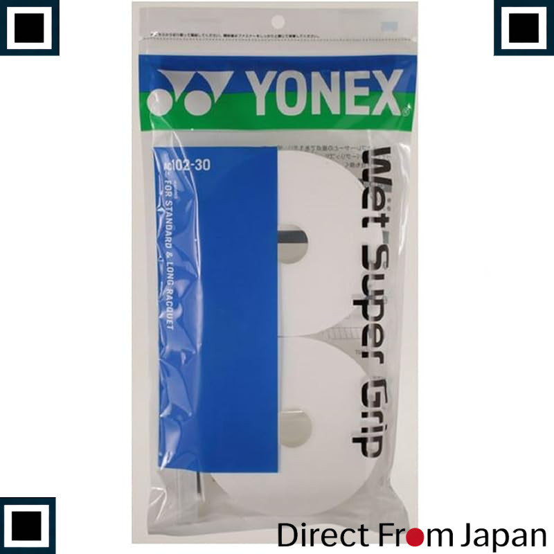 YONEX Tennis Wet Super Grap (30 Pieces) - White AC102-30 | Shopee Singapore