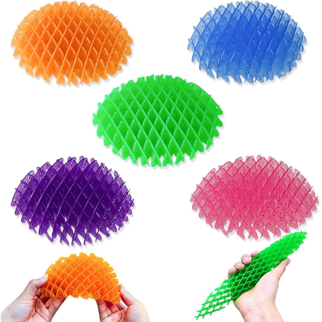 Christmas Stocking Stuffer 5 Pack Stretchy Fidget Toy, Fidget Wiggler ...