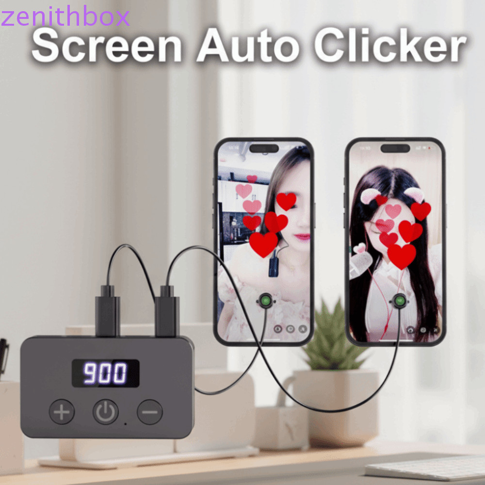 ZENITHBOX Screen Auto Clicker, Multiple Clickheads Continuous Auto ...