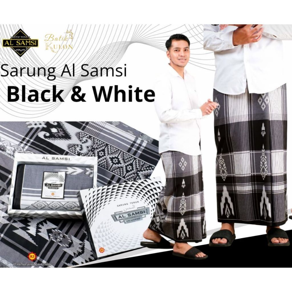 AL SAMSI PREMIUM BLACK & WHITE WOVEN GLOVES, NEWEST BOX | Shopee Singapore