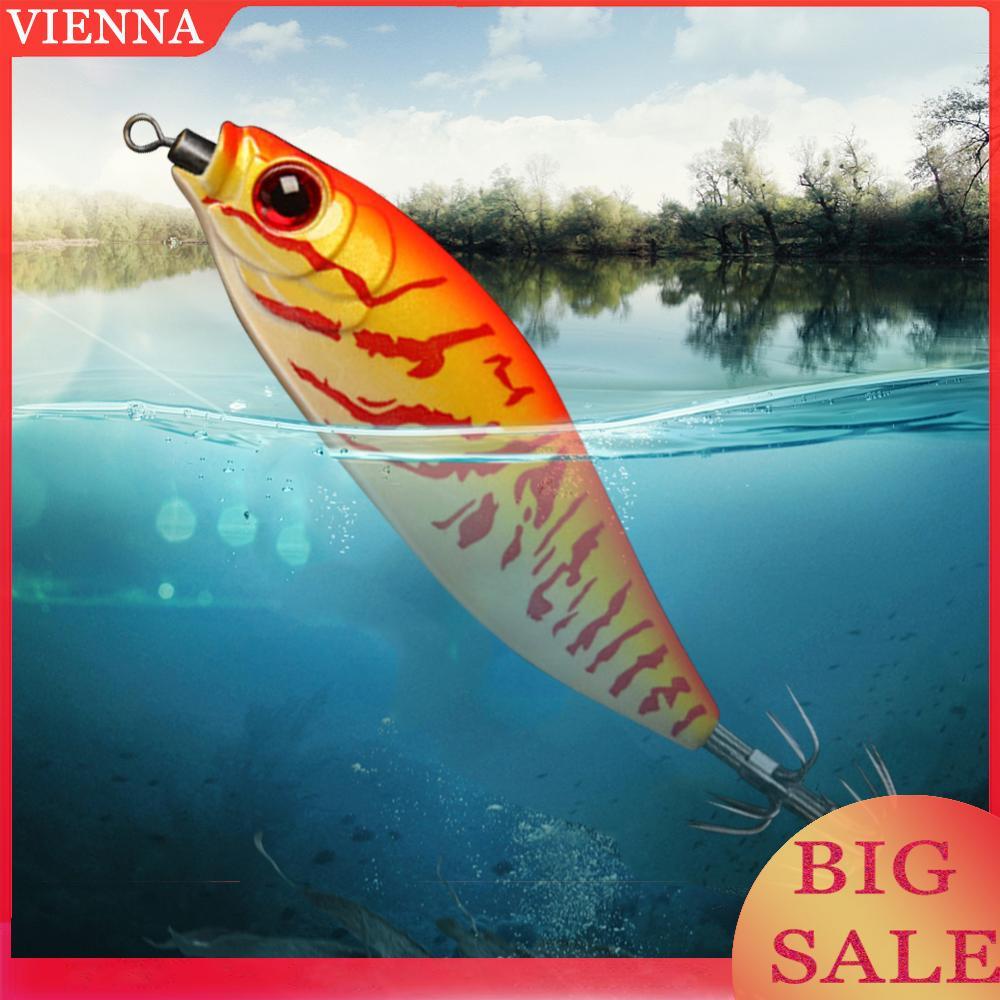 Squid Bait UV Squid Jig Artificial Bait Sea Fishing Lure Fishing Bait ...