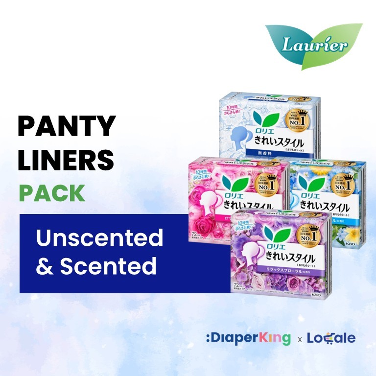 Laurier Active Fit - Pantyliner (Made in Japan) | Shopee Singapore