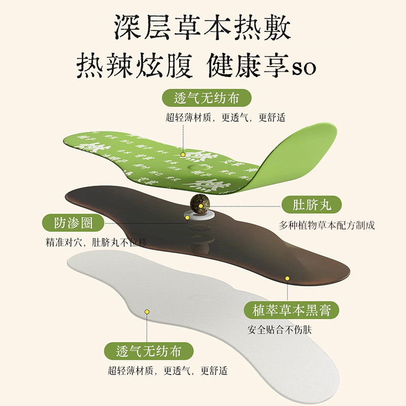 Wormwood Burning Hyun Belly Patch Moxibustion Oil Burning Light Posture ...