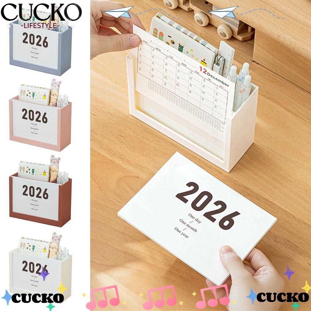 BACKSTR 2026 Desk Calendar, Self-discipline Plan Multicolor Pencil ...