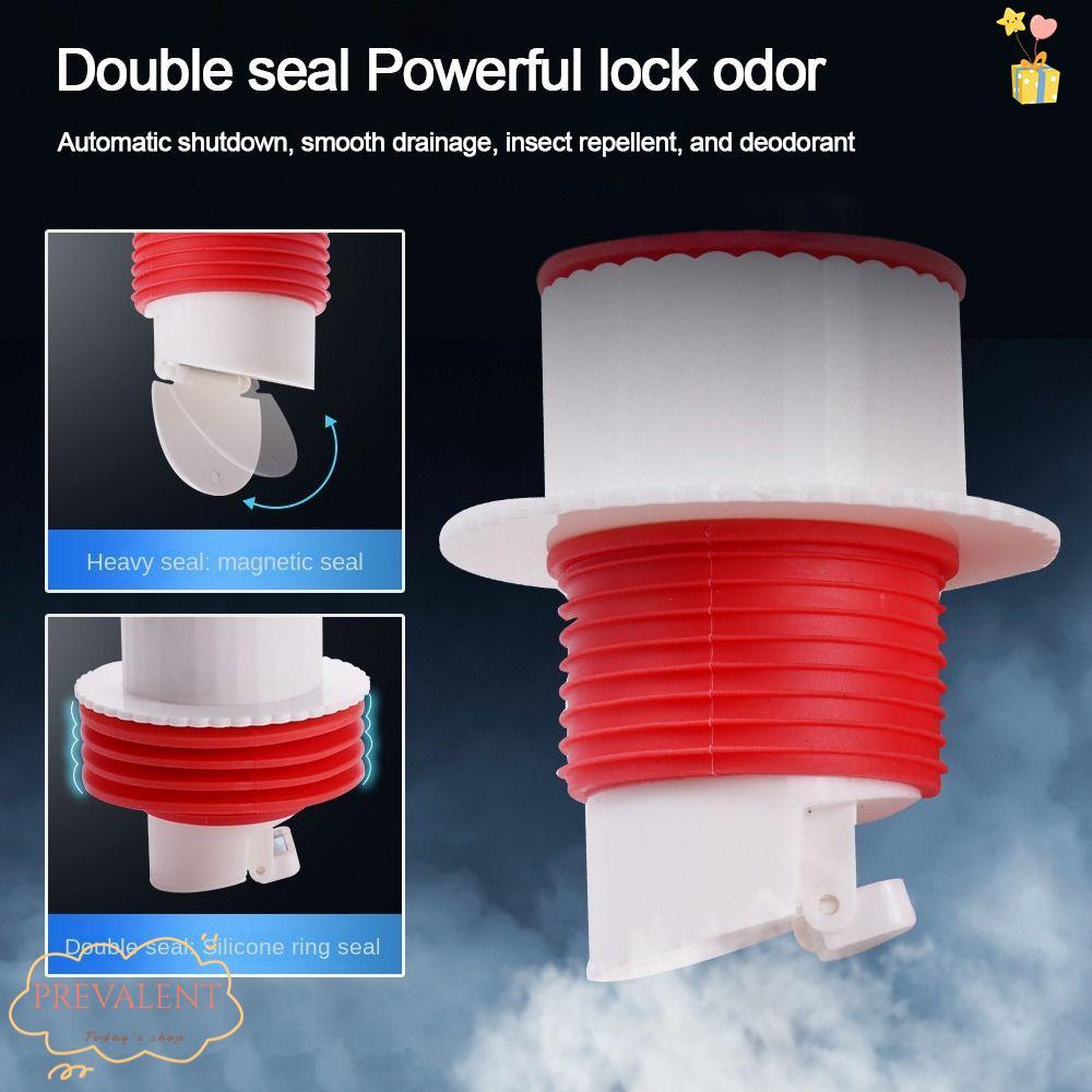 PREVALENT Water Pipe Plug, One Way Valve Anti odor Floor drain device ...
