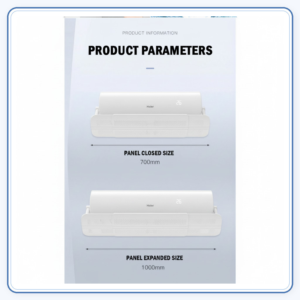 【Pure Care】Air Conditioner Wind Deflector | Anti Direct Blowing AC ...