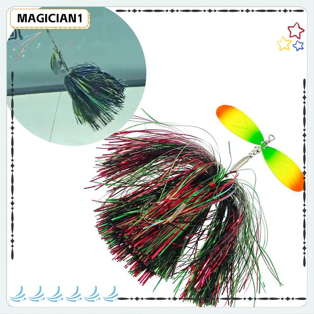 MAGICIAN Fishing Spinner Bait, Spinner Design Musky Musky Bucktail ...