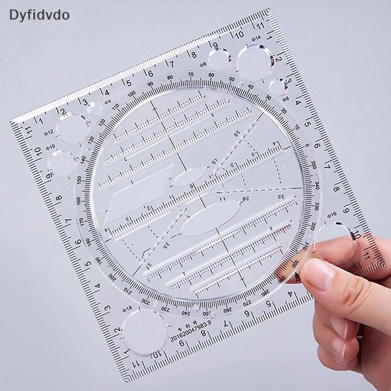 Dyfidvdo Multifunction Ruler Drawing Template Art Design Architect ...