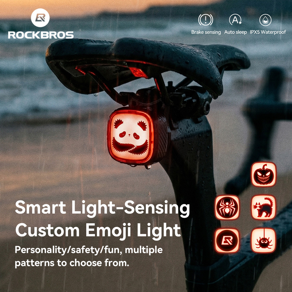 【3-day Delivery】ROCKBROS Bicycle Taillight IPX5 Waterproof Multi ...