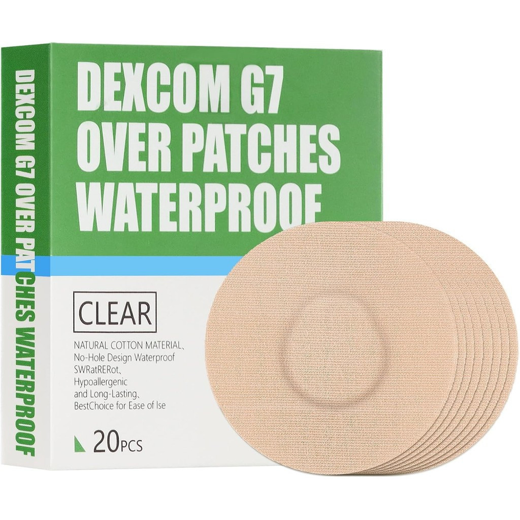 20 Pack,Over patches Waterproof for Dexcom g7,CGM sensor patches| Non ...