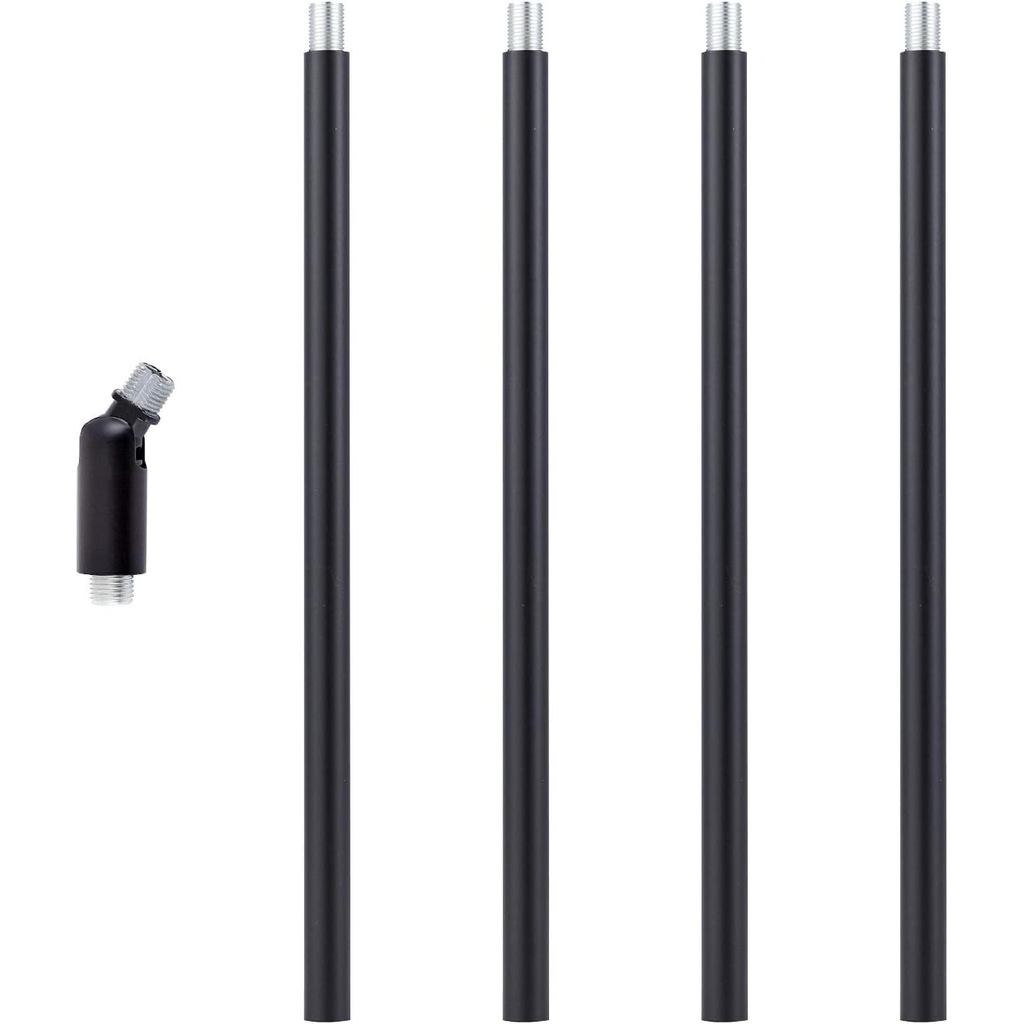 M10 Threaded Extension Rod with Sloped Ceiling Adapter Kits for Pendant ...