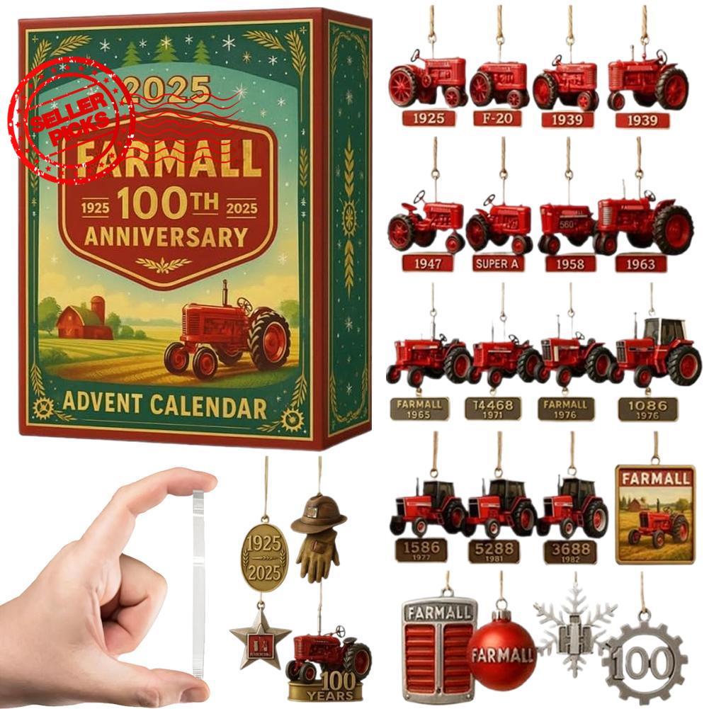 2025 Farmall Tractor 100th Anniversary Advent Calendar Christmas ...