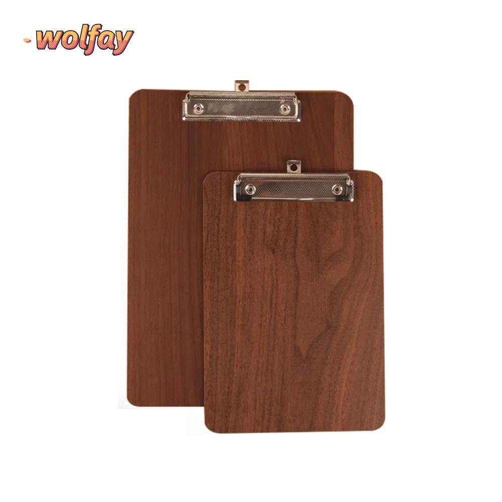 YOLANDA Clipboard, Wooden Hangable Storage File Folder, High Quality ...