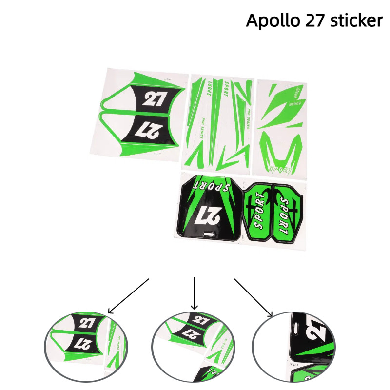 Motorcycle Graphics Decals Stickers For 2 Stroke 47cc 49cc 90 110cc ...