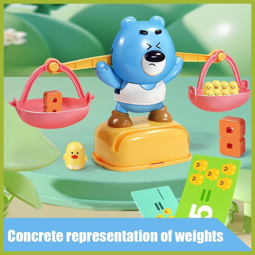 Balance Scale For Kids Cartoon 12 Ducks Toddler Number Learning Toys ...